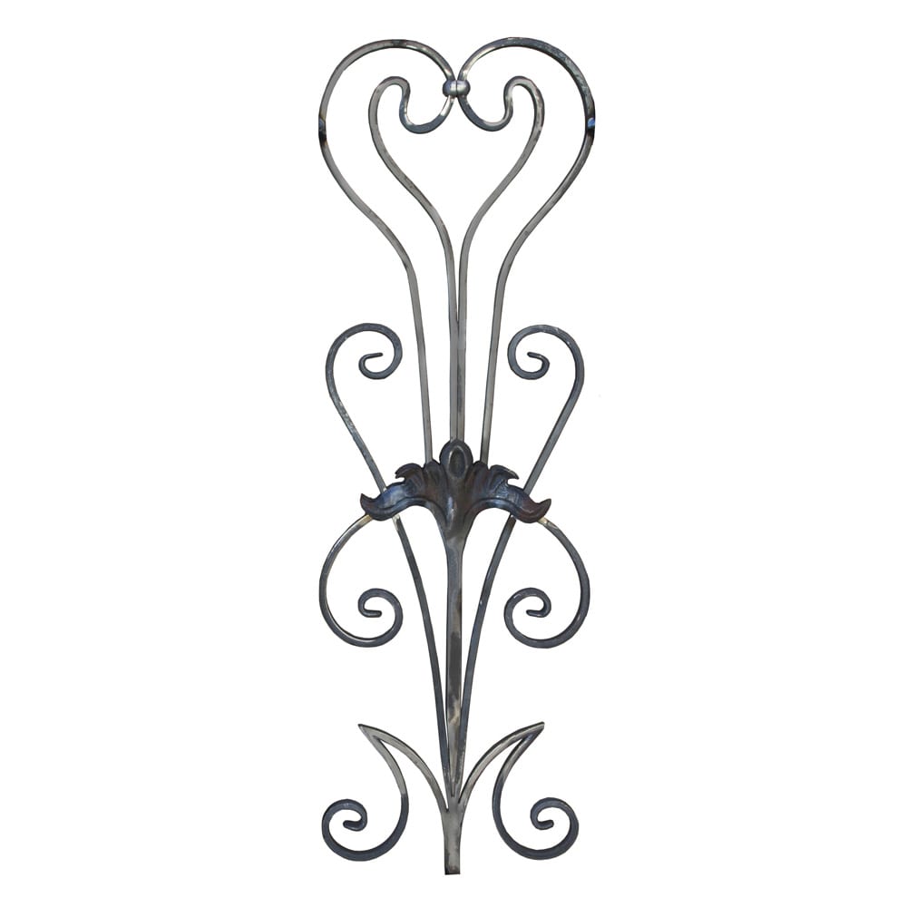 Ornamental Steel Panel With Leaf Using 5 8 X 5 16 Smooth Bar P917S Ornamental Steel Panel With Leaf Using 5 8 X 5 16 Smooth Bar P917S