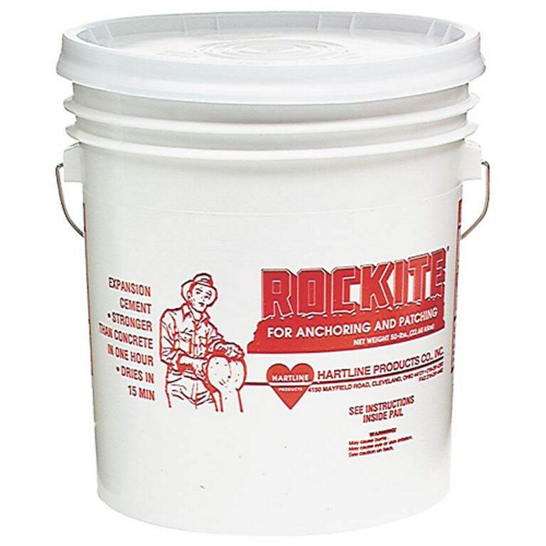 Hydraulic cement for fastening railings and fences – D.J.A. Imports, Ltd.