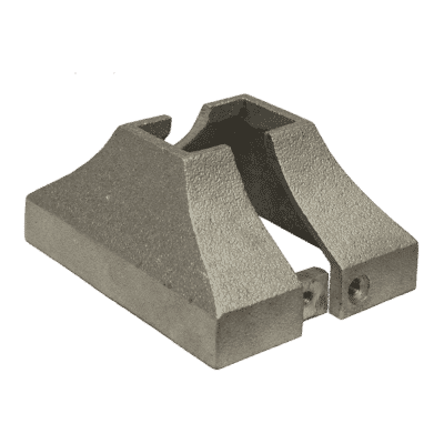 Rectangular two piece split shoe for 1" square balusters and newels ...