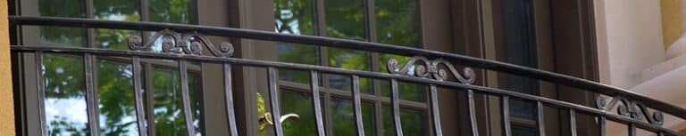 Curved Picket Balcony Railing – D.J.A. Imports, Ltd.