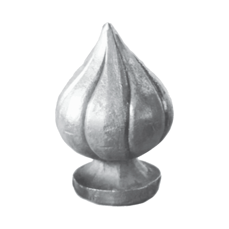 Steel Forged Finial with Round Base – D.J.A. Imports, Ltd.